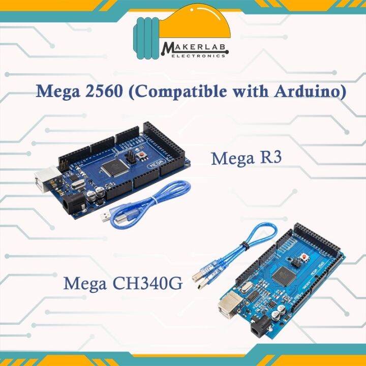 Mega 2560 R3 Motherboard Compatible with Arduino Mega2560 ATMEGA2560 ...