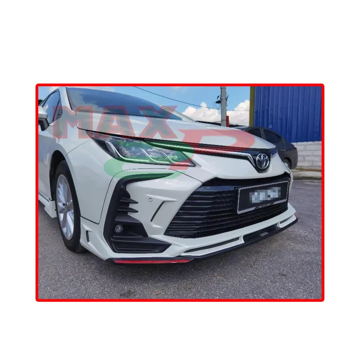 Toyota Altis (2020) D68 DRIVE 68 Style Front Skirt Skirting Bumper ...