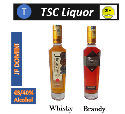 JF Dominic Whisky / Brandy 350 ml | Lazada