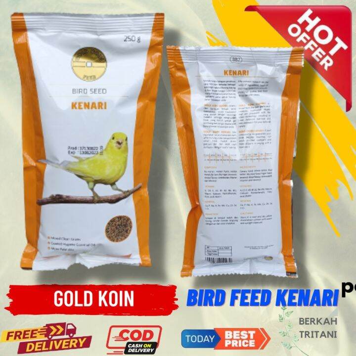 GOLD COIN KENARI SPECIAL BLEND PAKAN BURUNG KENARI 250gr | Lazada Indonesia