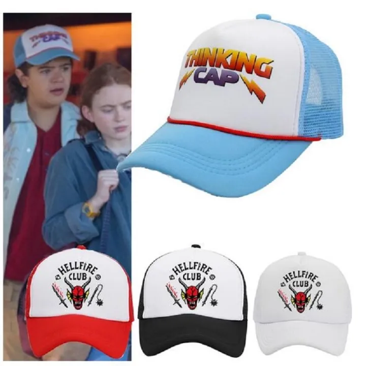 [HOT W] 2022 Stranger things 4 Thinking Cap Dustin Boy Hellfire Club ...