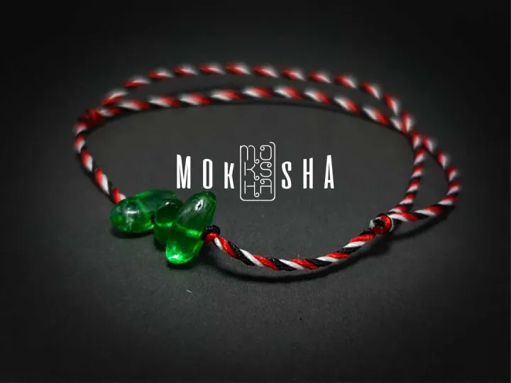 Gelang Tridatu Sultan Dengan Batu Green Emerald Colour Khas Bali ...