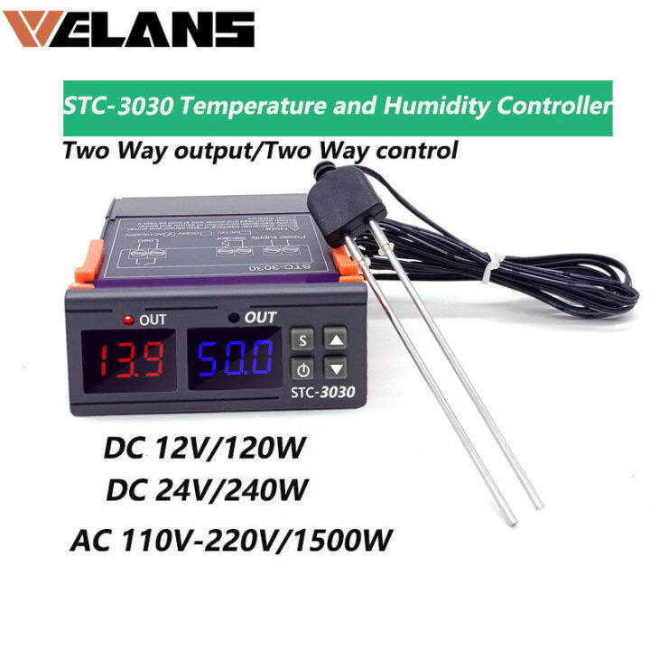 STC-3030 Intelligent Digital Temperature Controller Soil Moisture ...