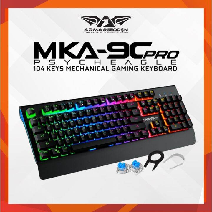 Armaggeddon MKA 9C PRO Psycheagle Wired Gaming RGB Mechanical Keyboard ...