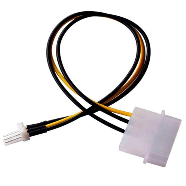100Pcs PC Fan Cable 3 Pin ATX Fan To D Type Large 4-Pin Molex IDE ...