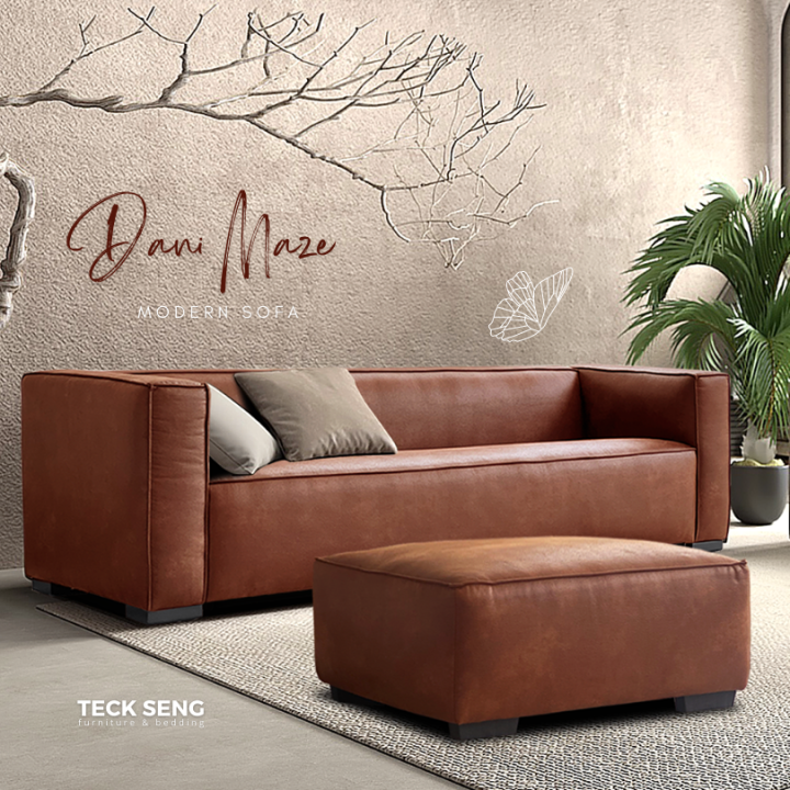 TECK SENG Dani Maze Italian Modern Minimalist Sofa Deep seats EUROPEAN ...