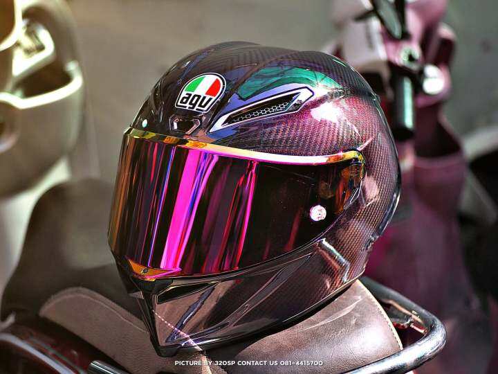 หมวกกันน็อค AGV PISTA GP RR IRIDIUM CARBON ส่งไว | Lazada.co.th