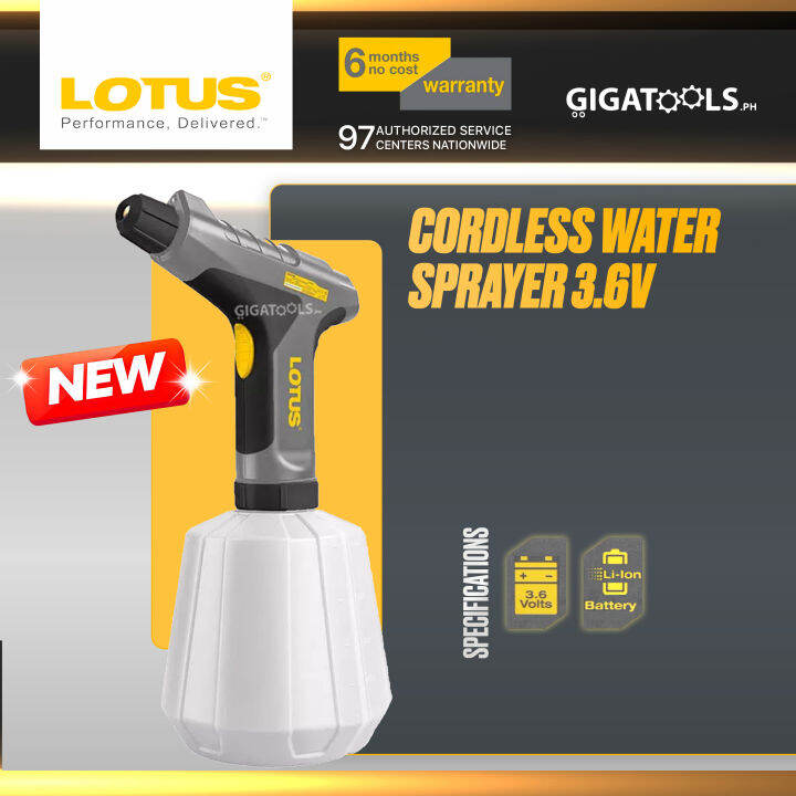 *NEW* Lotus LTWP35X Cordless Water Sprayer (3.6V) [GIGATOOLS] | Lazada PH