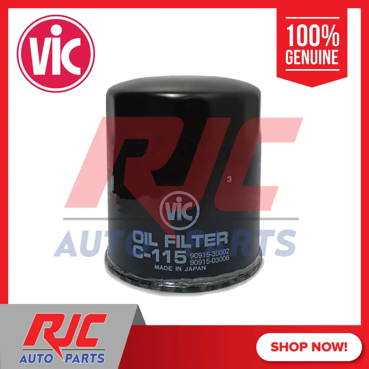 Vic Oil Filter C-115 for Toy. Hi-lux G 3.0 4X4 /Fortuner V 4X4 (1KD-FTV ...