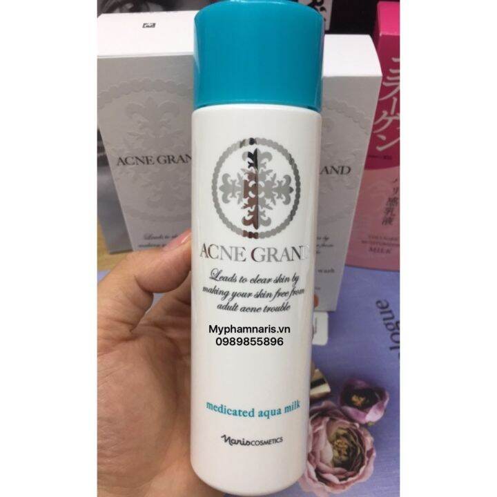 SỮA DƯỠNG CHO DA DẦU VÀ MỤN NARIS ACNE GRAND MEDICATED AQUA MILK 160ML | Lazada.vn