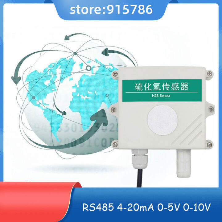 Hydrogen Sulfide Gas Yzer H2s Gas Detector H2s Sensor 0 100 Ppm Rs485 Digital Output Hydrogen 