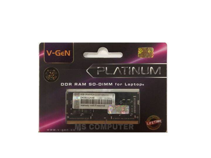 MEMORY RAM SODIM VGEN DDR4 8GB 17000/19200/21000 | Lazada Indonesia