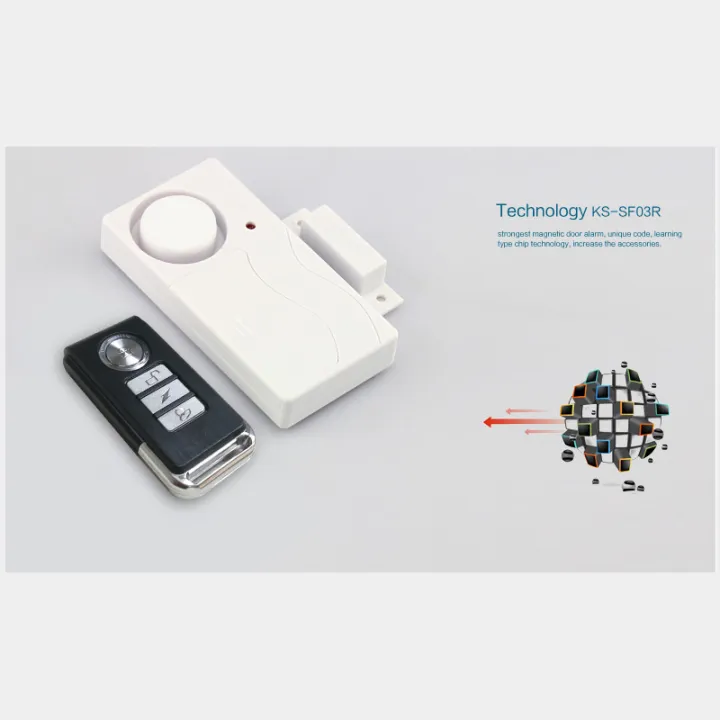 Wireless Door/Window Entry Sensor Security Burglar Alarm Home Security ...