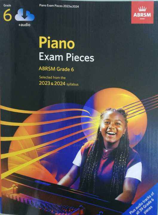 Piano Exam Pieces 2023 & 2024, ABRSM Grade 6, with audio New product ABRSM | Lazada