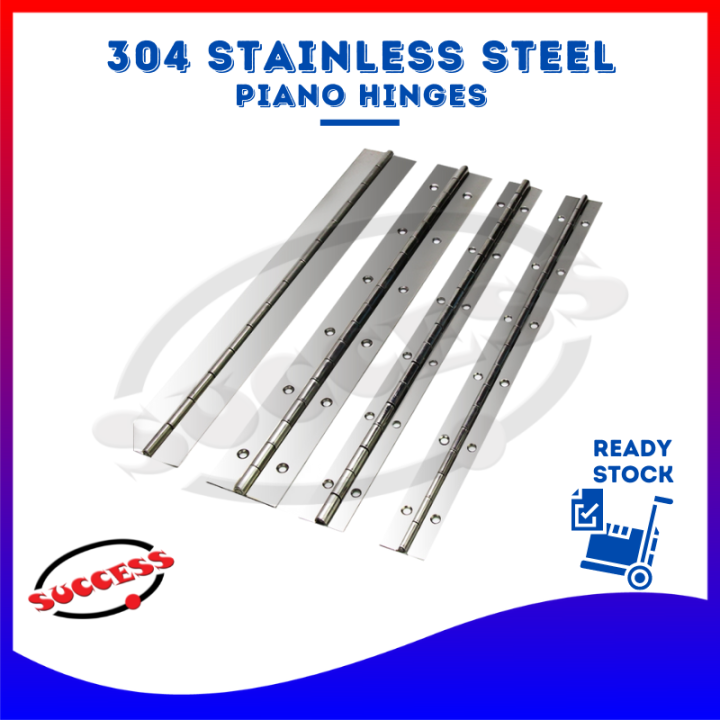 SUCCESS SUS304 Stainless Steel Piano Hinge Long Butterfly Hinge Door ...