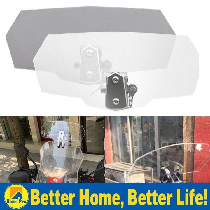 Acrylic Windshield Extension Kit Motorcycle Airflow Windscreen ...