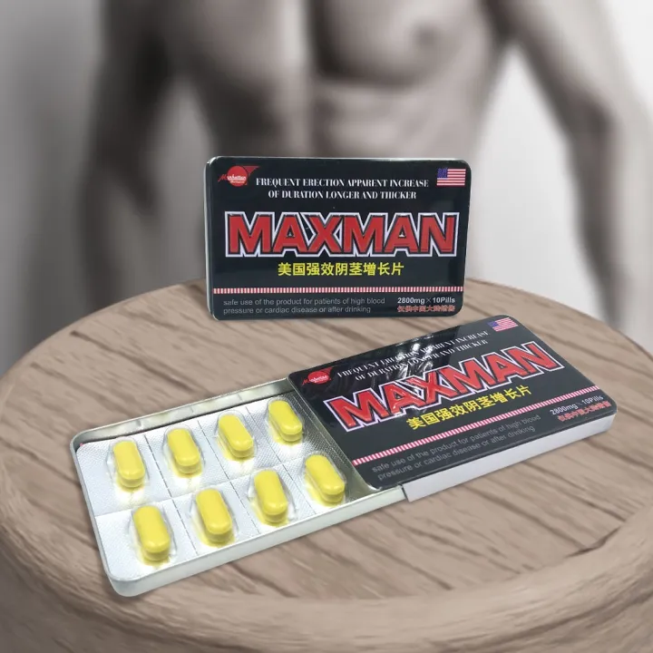 MAXMANs Enlarger For Men 10 Tablets/Canister | Lazada PH