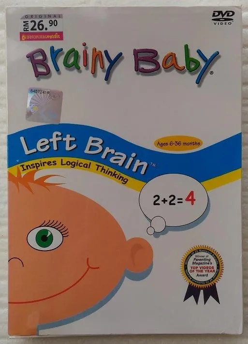 Brainy Baby Left Brain DVD Children Educational Learning Series | Lazada
