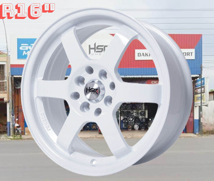 Velg R16 Warna Putih Untuk Brio Sirion Ignis March Dll Velg Hsr Tokyo Ring 16 Warna Putih ...
