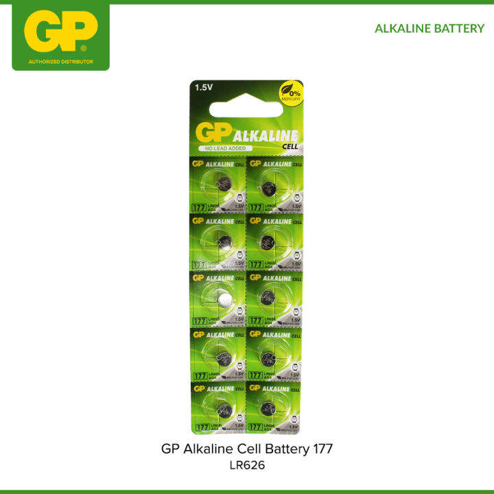 GP Alkaline Cell Battery 177 (LR626) | Lazada PH