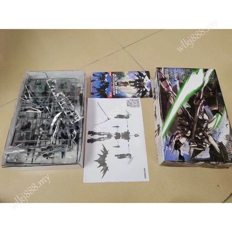 โมเดลฟิกเกอร์ Gundam Hg 1/144 Wing Fighter Zero Deathscythe Hell ของ ...