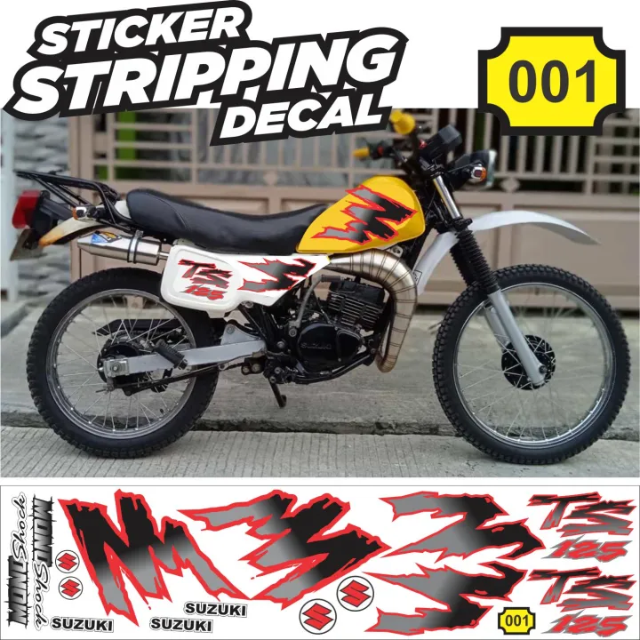 Sticker decal striping suzuki TS ts 125 suzuki ts variasi semua ready ...