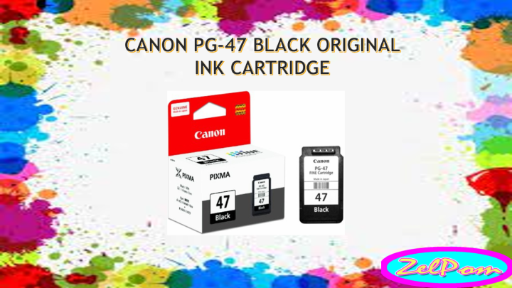 CANON PG-47 BLACK ORIGINAL INK CARTRIDGE | Lazada PH