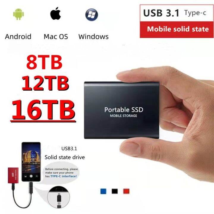 Portable Ssd Mobile Storage 2tb | Lazada.co.th