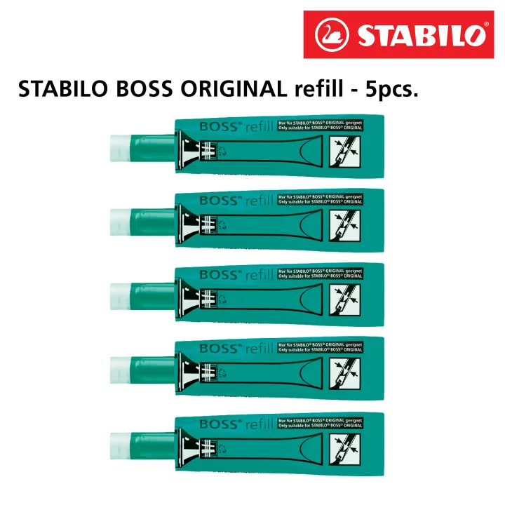 STABILO BOSS REFILL SET OF 5'S - TURQUOISE | Lazada PH