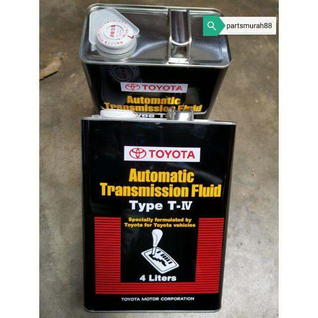 TOYOTA ATF TYPE IV 4 AUTO TRANSMISSION FLUID ATF 4LITER | Lazada