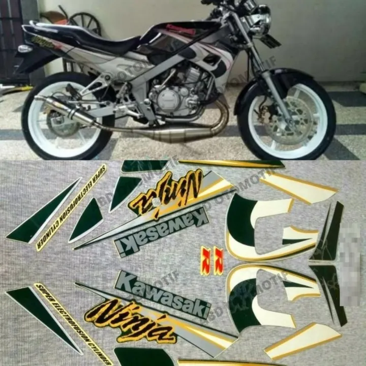Stiker Sticker Striping ninja r 2005 hitam Murah | Lazada Indonesia