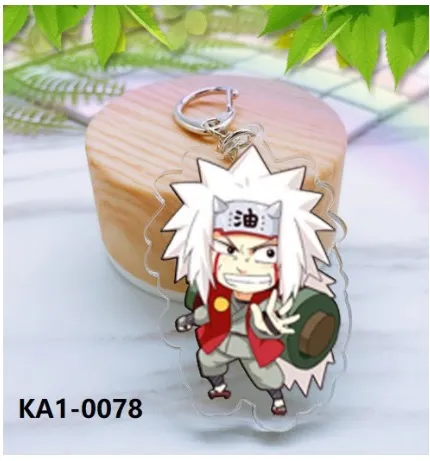 Naruto Key Chain Stainless Steel KeyChain Ring Keyring Boruto Sasuke ...