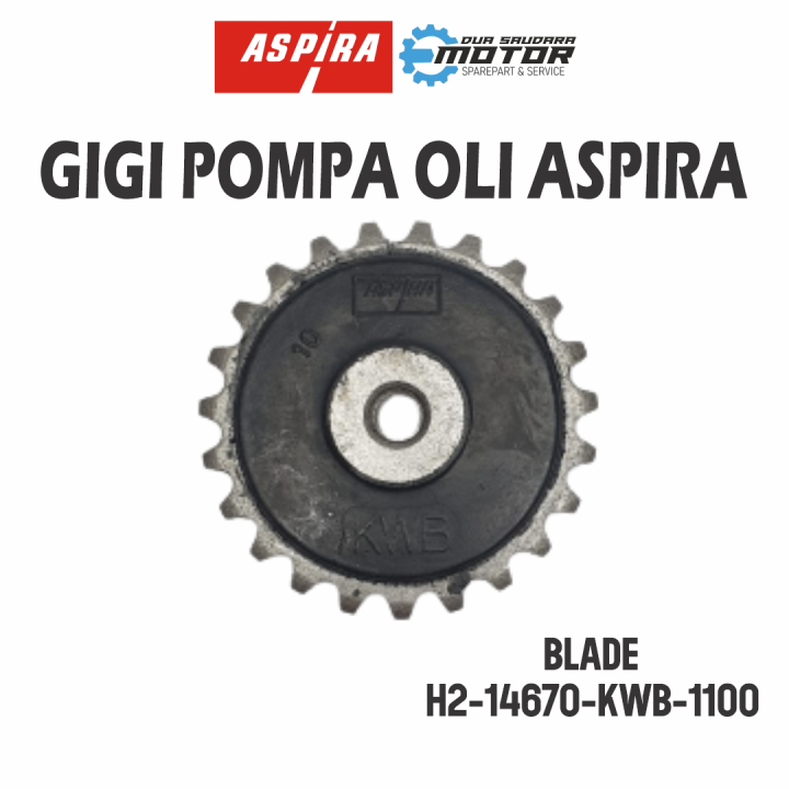 GIGI POMPA OLI BLADE KWB ASPIRA APLIKASI MOTOR BLADE/ REVO ABSOLUTE ...