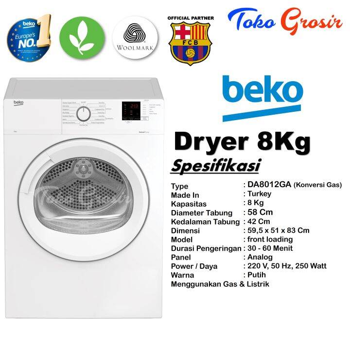 MESIN PENGERING BEKO 8KG | Lazada Indonesia