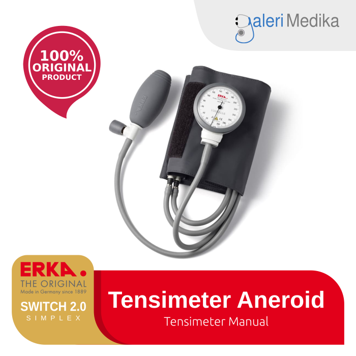 Erka - Tensimeter Aneroid Switch 2.0 Simplex | Lazada Indonesia