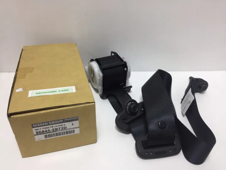 เข็มขัดนิรภัยหน้าซ้าย สีดำ NISSAN NAVARA D40 (อะไหล่แท้ NISSAN ...