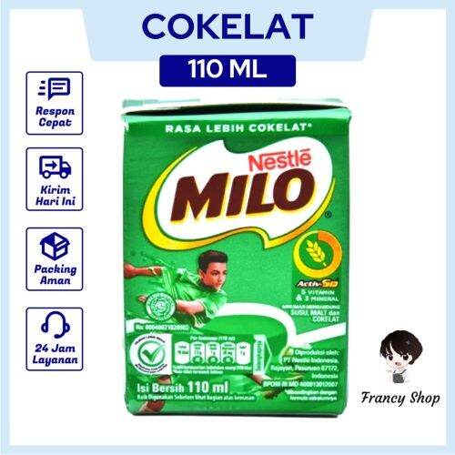 Susu UHT Siap Minum Milo Activ-Go Comblock 110 ml | Lazada Indonesia