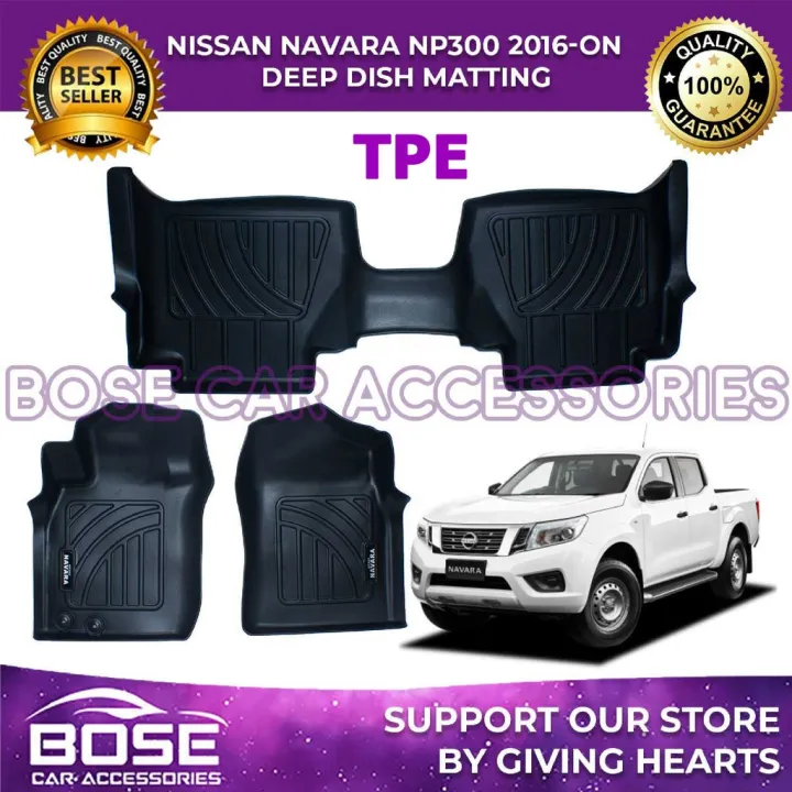 【Big promotion】TPE / 5D Car Deep Dish Matting for Nissan Navara VL EL ...