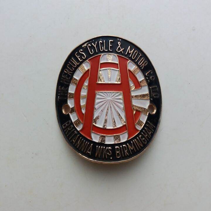 Emblem plat merk sepeda onthel Hercules alumunium | Lazada Indonesia