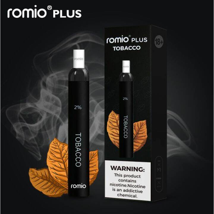 Romio Plus Tobacco Flavor (Disposable Vape) | Lazada PH