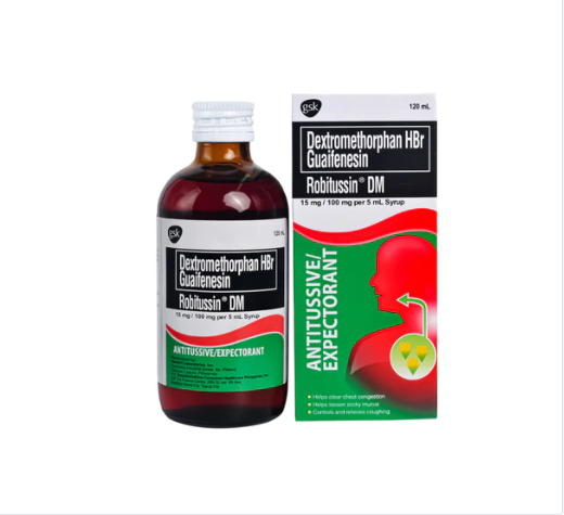 YMC-Robitussin DM Dextromethorphan hydrobromide + Guaifenesin Syrup ...