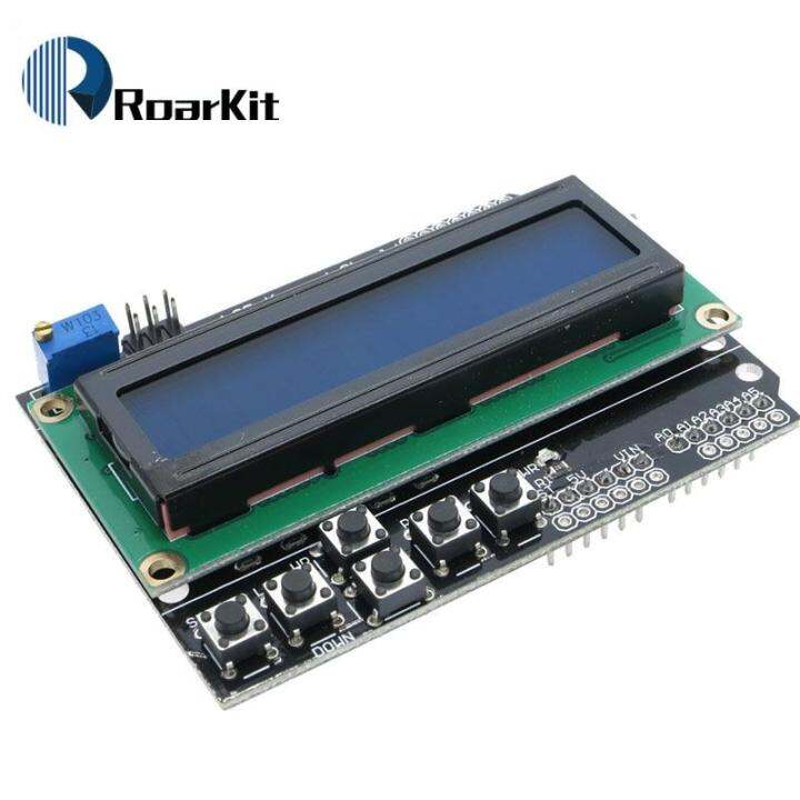 Lcd Keypad Shield Lcd 1602 Character Lcd Input And Output Expansion