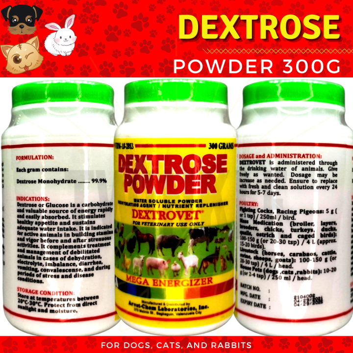 Dextrovet Dextrose Powder Mega-Energizer ♥ 300g ♥ | Lazada PH