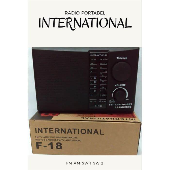 RADIO INTERNASIONAL F 18 FM AC DC | Lazada Indonesia