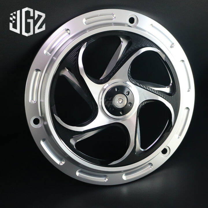 CNC Scooter Cover Cooling Fan Engine Spinner Rotate Guard Motorcycle ...