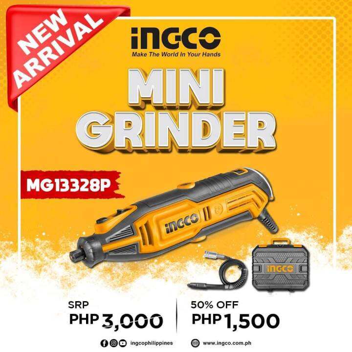INGCO - MINI GRINDER (MG13328P) BN-PT | Lazada PH