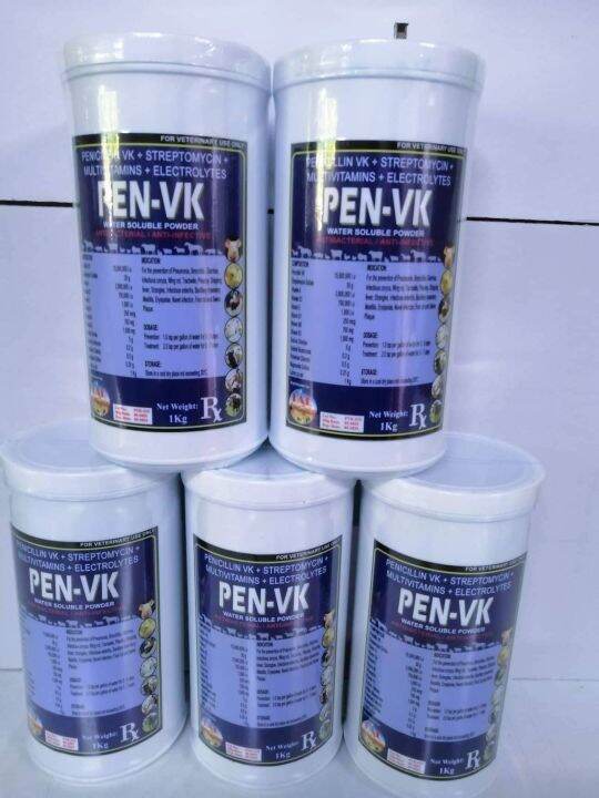 Pen VK Penicillin VK + streptomycin + Multivitamin + Electrolytes 1kg ...