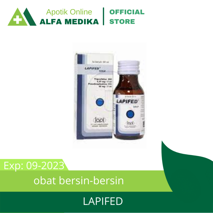 Lapifed Syrup 60ml | Lazada Indonesia