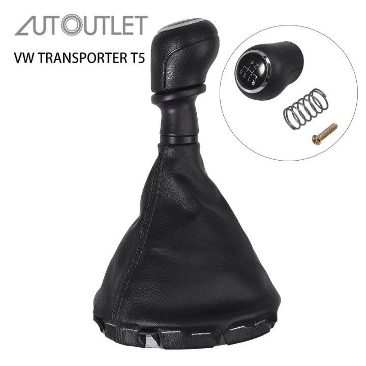 AUTOUTLET Gear Cuff Shift Knob for VW T5 Transporter Box Bus with Frame ...