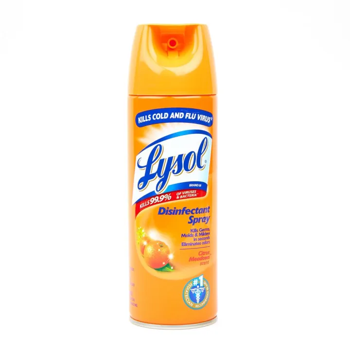 Lysol Citrus Meadows Disinfectant Spray 340g | Lazada PH